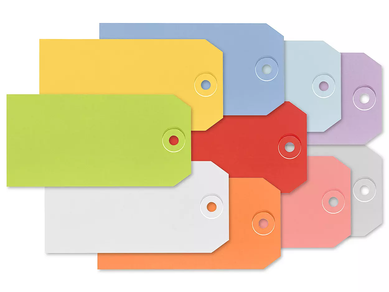 Pactek Colored Shipping Tags - Grwan Group